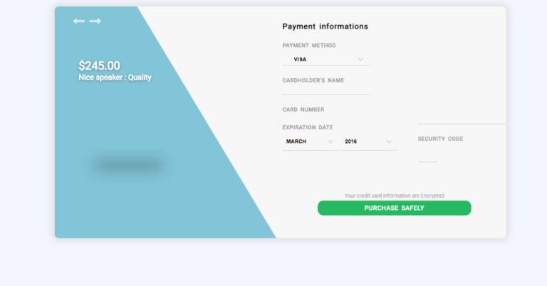 40 Checkout Forms Using Html Css And Js Free Code Demo
