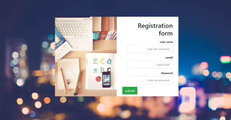 Create a Responsive Bootstrap Registration Form Create a Responsive Bootstrap Registration Form