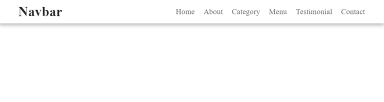 Responsive Navigation Bar Using HTML and CSS