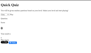 Quiz App Using HTML, CSS, and Javascript