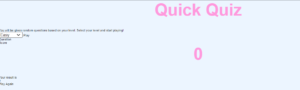 Quiz App Using HTML, CSS, and Javascript